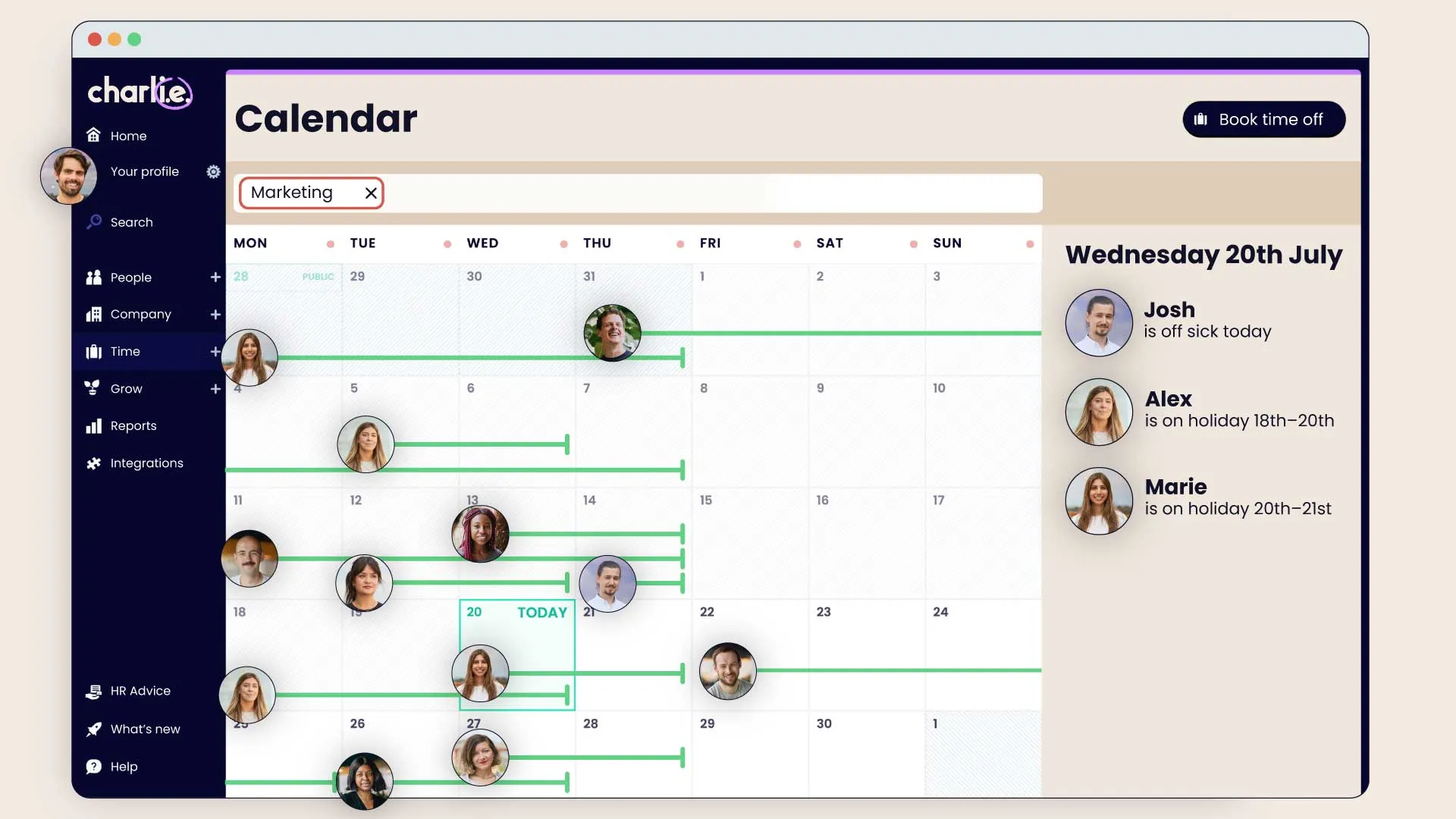 Charlie for CEOs, founders, and Managing Directors