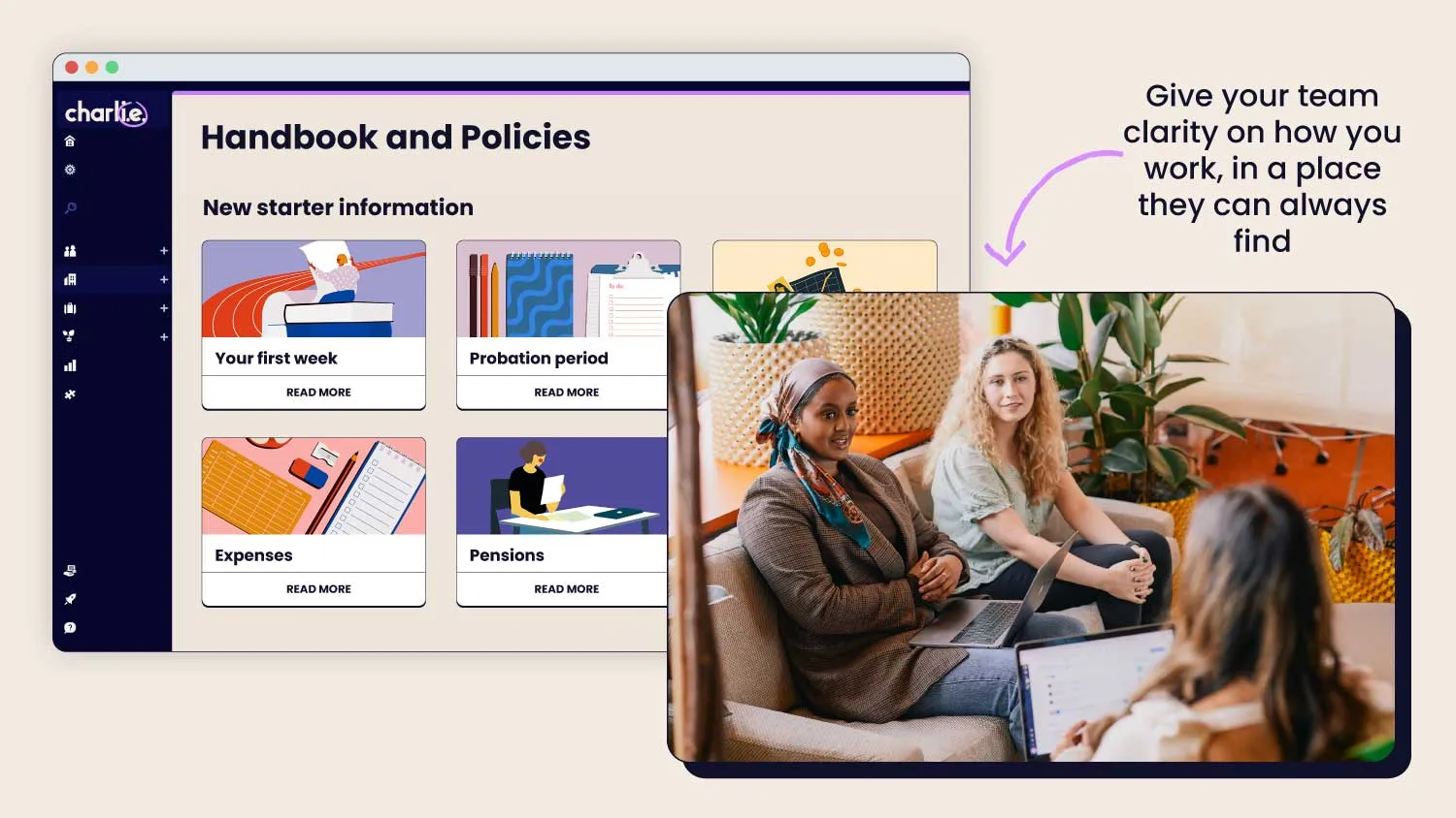 Get a personalised company handbook, crafted by an HR expert