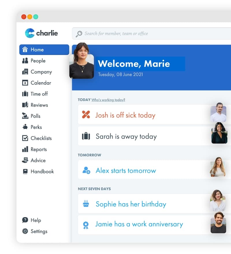 Best HR Software | HR Systems for UK Small Businesses | Charlie HR